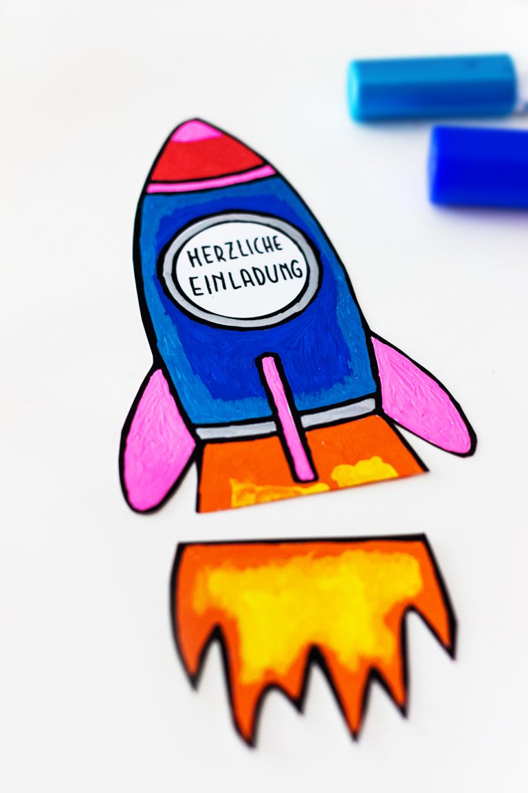 DIY Einladung für Kinder basteln: Einschulung & Kindergeburtstag