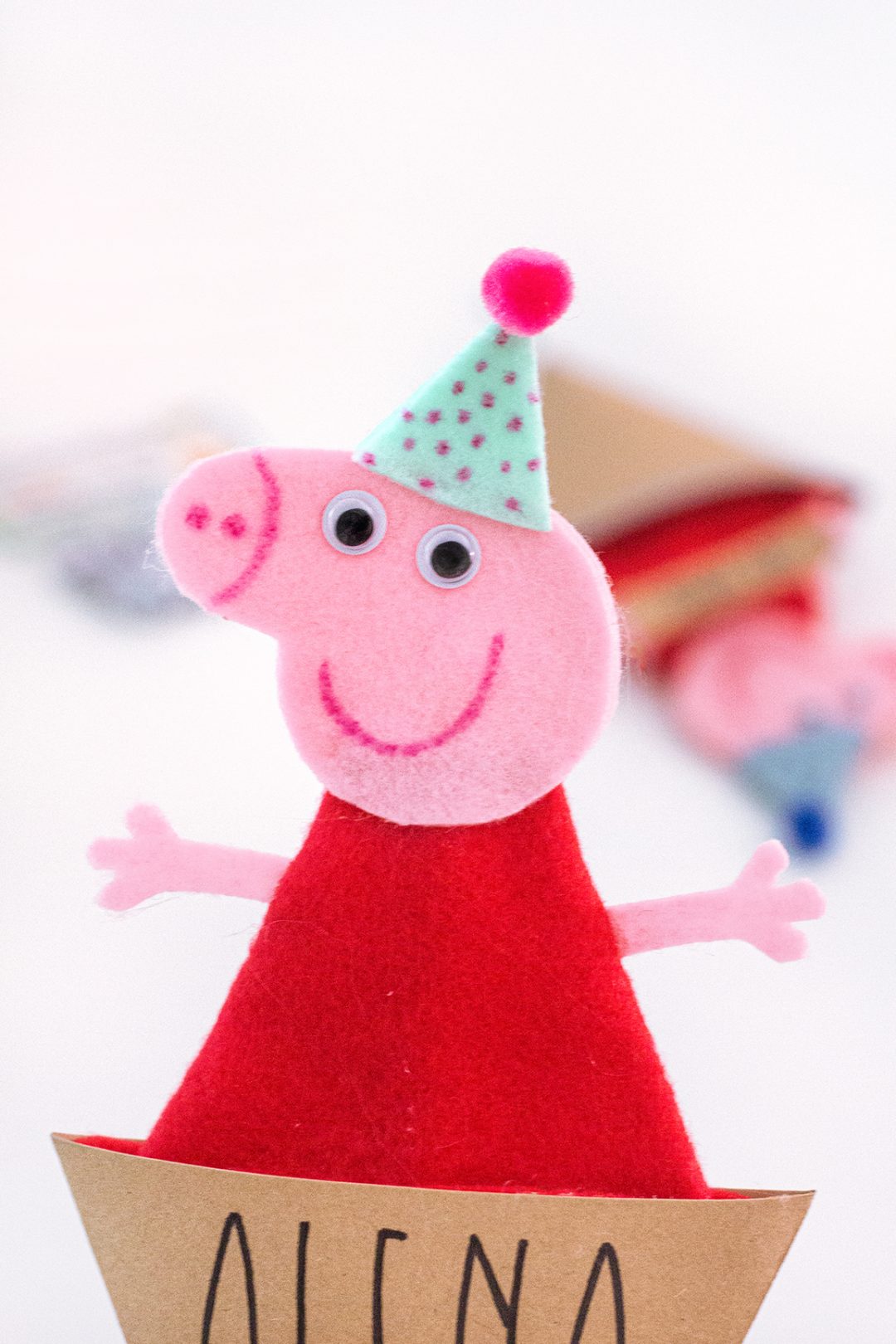 Peppa Wutz Einladung zum Kindergeburtstag oder Platzkärtchen